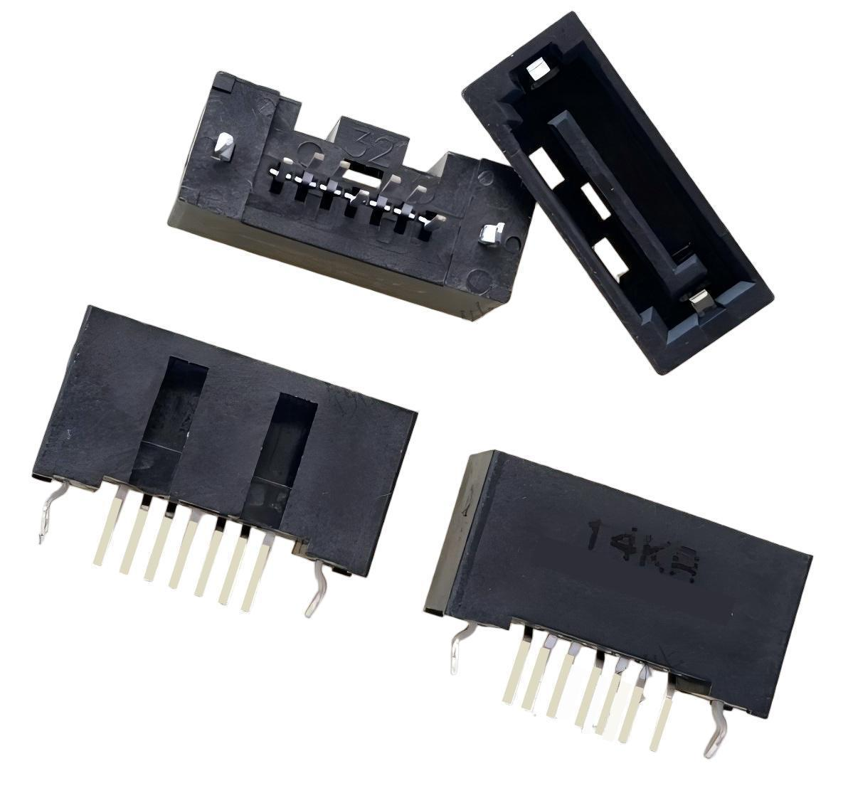 36000519 SATA 2.0 插座 7P 立式弯脚 硬盘接口 - 我的网站